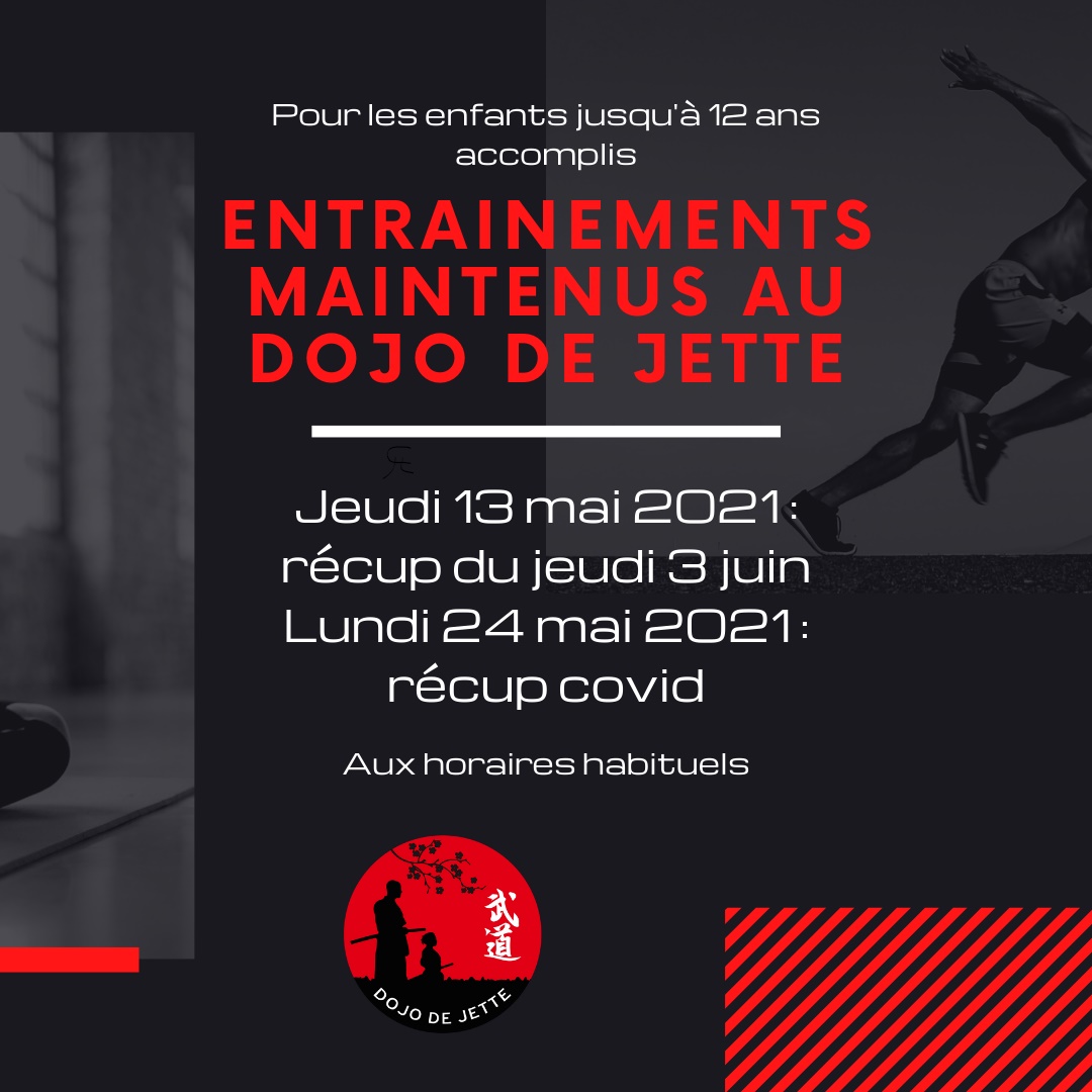 Le Dojo de Jette - Ouverture jours fériés Mai